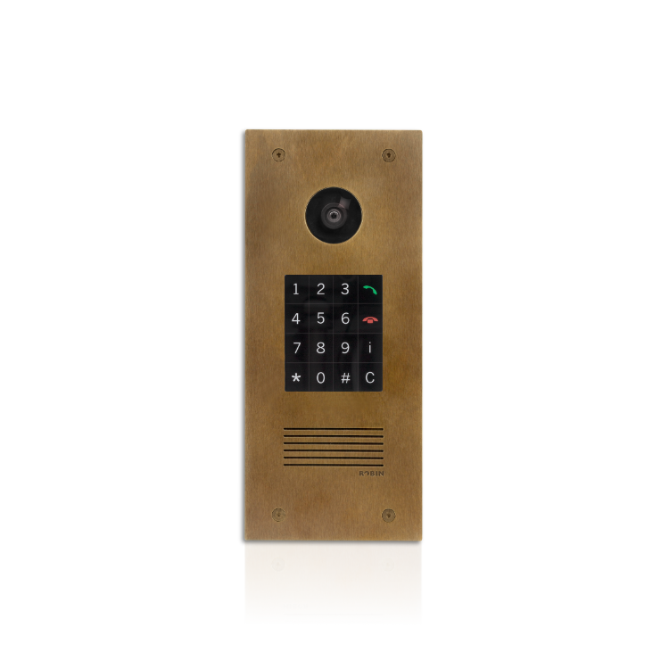 Robin Video Pro Classic Keypad Intercom in Bronze | by CDVI